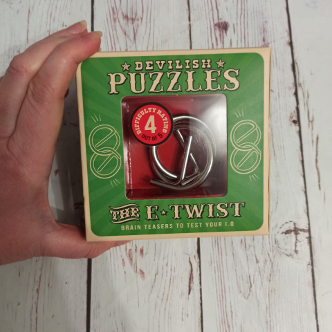 Devilish Puzzles The E-Twist - łamigłówka IQ - rozdziel obręcze > Edu ...